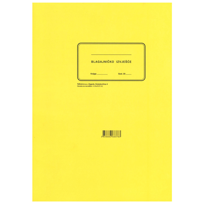 Temeljnica A4, obrazac A-3a Fokus - Dantkom