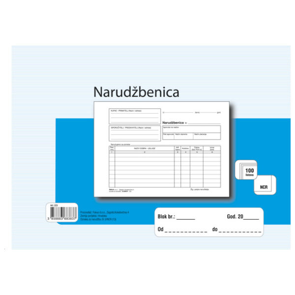 Radni nalog, obrazac I-61 NN - Dantkom