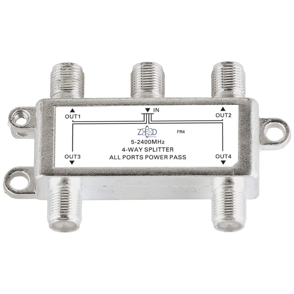 Antenski razdjelnik 1 ulaz - 4 izlaza, 5-2400MHz - Dantkom