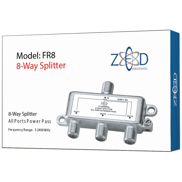 Antenski razdjelnik 1 ulaz - 8 izlaza, 5-2400MHz - Dantkom