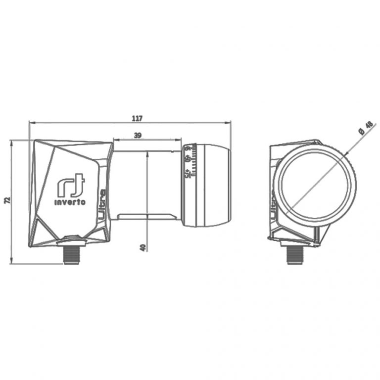 LNB Single Inverto Ultra - Dantkom