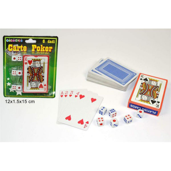 Igraće karte i kocke poker - Dantkom