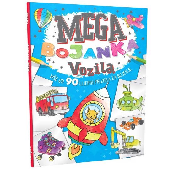 Mega bojanka - Vozila - Dantkom