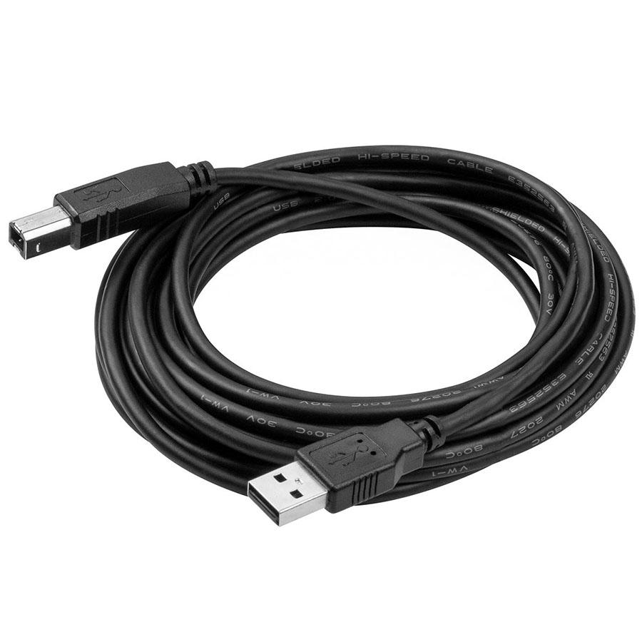 Kabel USB A 2.0 / USB B (M) 5m MS - Dantkom
